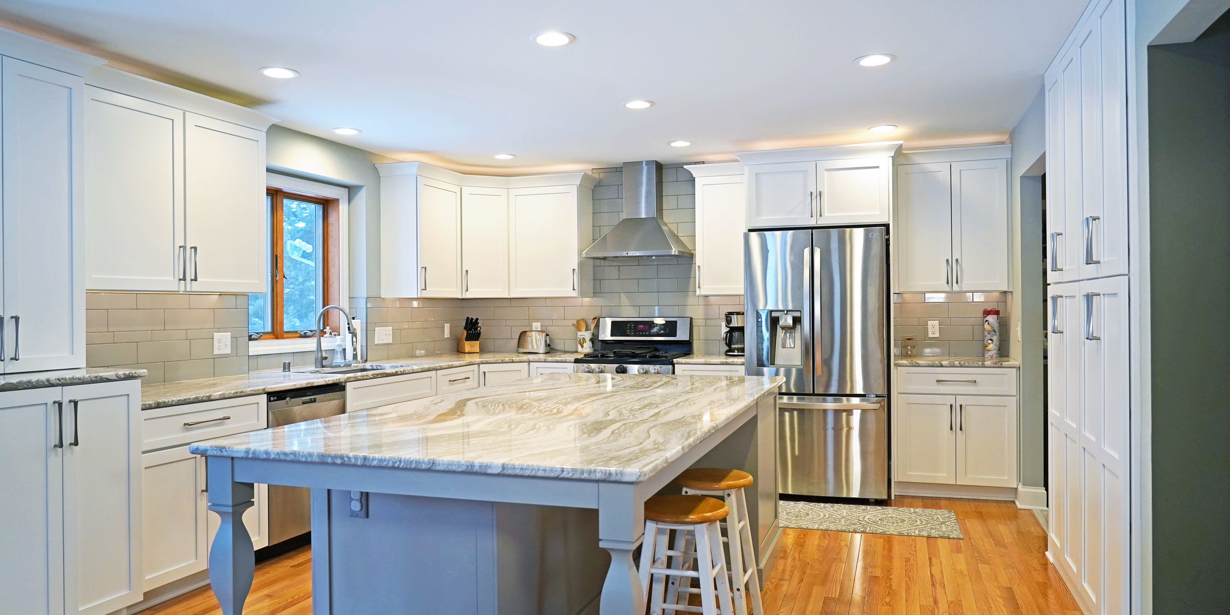 Modern Quartz Kitchen Case Study | Waunakee Remodeling | Madison WI
