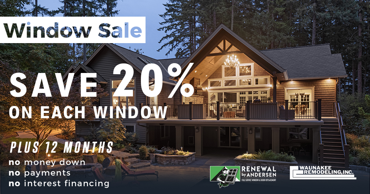 Summer Window Replacement Sale in Madison WI