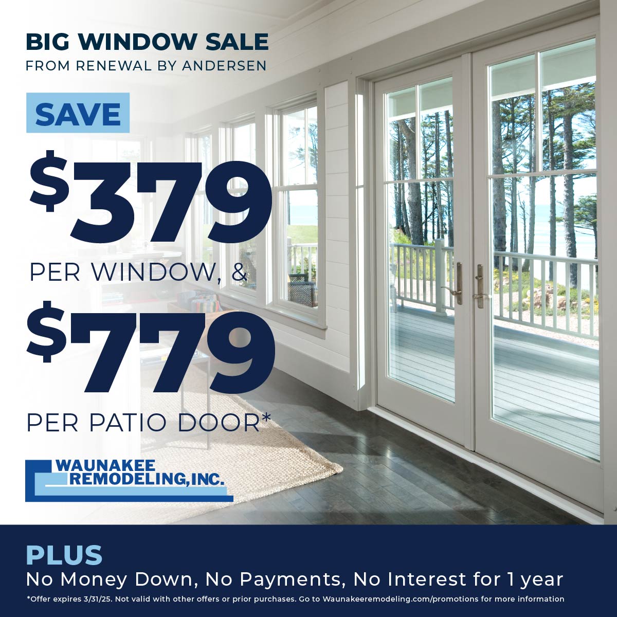 Summer Window Replacement Sale in Madison WI